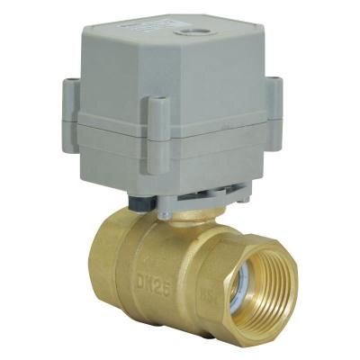China Hot Mini 2-way Electric Power Actuator Ball Valves  for Water Treatment &gas for sale