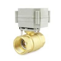 China Hot Mini 2-way Electric Power Actuator Ball Valves  for Water Treatment &gas for sale