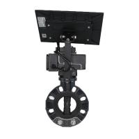 China 4G Smart Solar Powered Butterfly Valve, Wireless App Control Large Diameter Irrigation Valve for Agriculture for sale