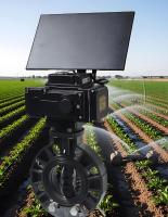China 4G Smart Solar Powered Butterfly Valve, Wireless App Control Large Diameter Irrigation Valve for Agriculture for sale