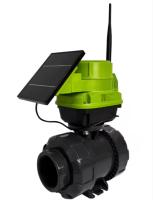 China 1/2IN2IN 2-Way DC9~30V Solar-Powered Electric Motorized DN50 Ball Valve Wireless Remote Control Smart High Temp Water for sale