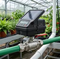 China Solar-powered WiFi Ball Valve IP67 Waterproof Stainless Steel SS304 for Horticulture Irrigation for sale