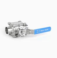 China 3A Certified Sanitary Tri-Clamp Ball Valve 316L Polished Quick Install Ball Valve for Pharmaceutical for sale