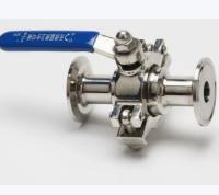 China Latest Hot Sale 304/316 Stainless Steel Clamped Ball Valve Sanitary 3-Piece Tri-Clamp Hygienic Ball Valve for sale