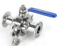 China Latest Hot Sale 304/316 Stainless Steel Clamped Ball Valve Sanitary 3-Piece Tri-Clamp Hygienic Ball Valve for sale