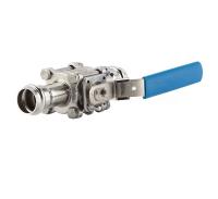 China 316L Stainless Steel Press Ball Valve 3-Piece Structure Press Fit Ends Corrosion Resistant for Industrial Fluid Systems for sale