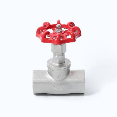 China High Pressure Stainless Steel Female Thread Globe Valve Manual Globe Valve for Pipeline System for sale