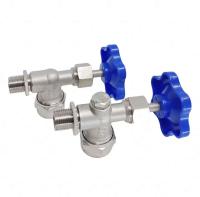 China Factory Supply SS304 Threaded Liquid Level Gauge Cock Valve Y Type Manual Valve for Boiler Water Tank for sale