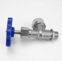 China Factory Supply SS304 Threaded Liquid Level Gauge Cock Valve Y Type Manual Valve for Boiler Water Tank for sale