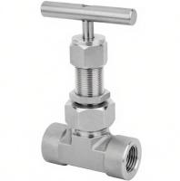 China Factory OEM SS304 Straight Through Internal Thread Needle Valve Anti Blowout Stem T Handle Control Valve for Gas Oil Water for sale