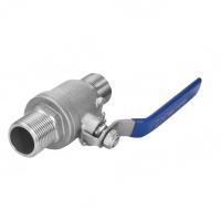 China Double Male Thread Design Ball Valve Support BSPT/NPT Thread Custom, Sizes From 1/4
