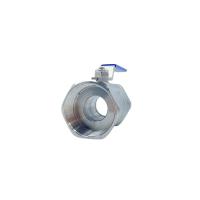 China Factory OEM One Piece SS304 Internal Thread Ball Valve Compact Mini Ball Valve for Water Gas Oil Instrument Pipeline for sale