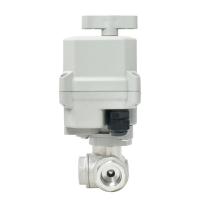 China Etrany 2Sec Fast SS304 3-Way Electric Motorized Ball Valve 1/4''-1 1/4'' Failsafe Position Feedback DC12-24V/AC24V Water Fluid for sale