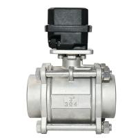 China Etrany 3 Inch DC24V Motorized Ball Valve Flow Control Valve for High Temperature Water Applications for sale
