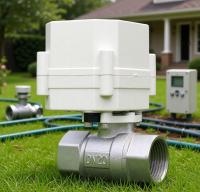 China Etrany Electric 2 Way IP67 3/4'' DC24V SS304 Motorized On/Off Ball Valve Flow Control for Water High Applications for sale