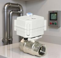 China Etrany 2 Way DC12V 3/4'' Female-male Nickel Plated Brass Water Flow Control Electric Actuator Ball Valve IP67 Protection for sale