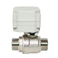 China Etrany 2 Way DC12V 3/4'' Female-male Nickel Plated Brass Water Flow Control Electric Actuator Ball Valve IP67 Protection for sale