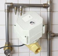 China Etrany DC12V 1'' BSP NPT Electric Brass Ball Valve Cellphone WIFI Control Water High Temperature Fluid Regulation for sale