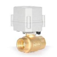 China ETRANY DC5V BSP NPT Brass 3/4'' 2 Way Pilot Cellphone WIFI Control Electric Ball Valve Water air Control Regulation for sale