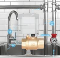 China ETRANY 1/2'' DC5V BSP NPT Brass Electric Ball Valve WiFi Control High Temperature Water Fluid Regulation Remote Mobile Phone for sale