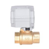 China ETRANY 1/2'' DC5V BSP NPT Brass Electric Ball Valve WiFi Control High Temperature Water Fluid Regulation Remote Mobile Phone for sale