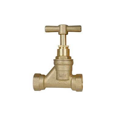 China Y-Pattern Brass Stop Valve 1/2