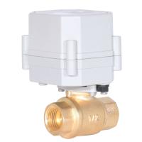 China 2Sec Fast Brass Motorized Ball Valve 1/4''-1 1/4''Quick Release Failsafe&Position Feedback 12-24VDCAC24V Water  Control for sale
