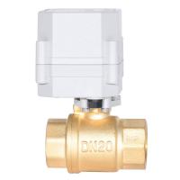 China Etrany  2-way DN20 AC/DC9-24V Brass Electric Water Ball Valve Flow Regulation Control IP67 Protection for sale