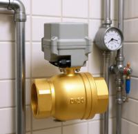 China Etrany 2 Way 2'' Brass DC24V Flow Control Electric Ball Valve 2inch Motorized Ball Valves Flow Regulation &water Control for sale