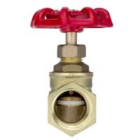 China BSP Thread Brass OS&Y Gate Valve Corrosion Resistant Against Hot Water for Hot Water Heating Plumbing System for sale