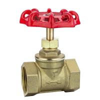 China BSP Thread Brass OS&Y Gate Valve Corrosion Resistant Against Hot Water for Hot Water Heating Plumbing System for sale