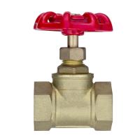 China BSP Thread Brass OS&Y Gate Valve Corrosion Resistant Against Hot Water for Hot Water Heating Plumbing System for sale