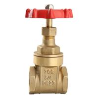 China Heavy Duty Forged Brass Gate Valve 1/2