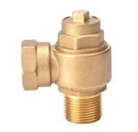 China One Way Brass Spring Loaded Check Valve External Thread Vertical Mount Household Plumbing Non-return Valve for sale