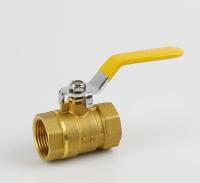 China Full Port 2 Piece Brass Ball Valve NPT Thread PTFE Seal Manual OEM Hot Cold Water Heating Valve for sale