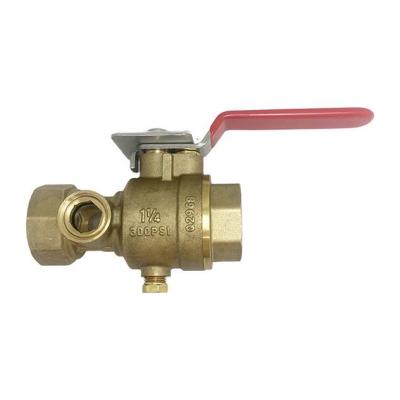 China Brass Test & Drain Ball Valve 1