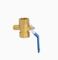 China Brass Temperature Measuring Ball Valve 1/2