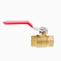 China Brass Temperature Measuring Ball Valve 1/2