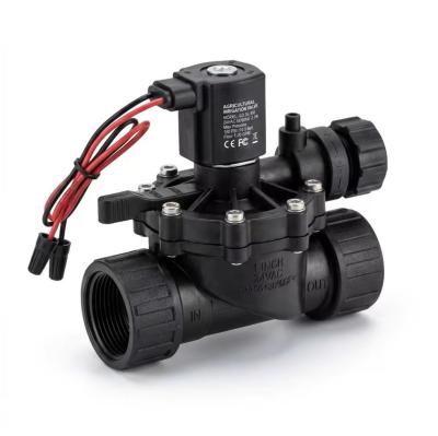 China Industrial Grade 2In Nylon Solenoid Valve,PA66 Reinforced Corrosion Resistant Irrigation Control Valve for Smart FarmFertigation for sale