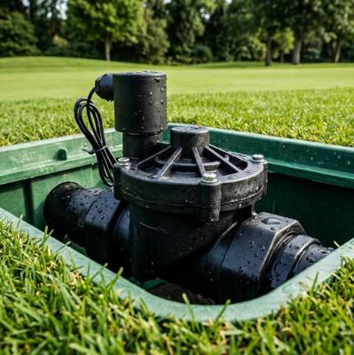 China 4 Inch Nylon Reinforced Solenoid Valve High Flow Water Pressure Reducing Control Valve ISO9001 Certified for Golf Course for sale
