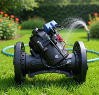 China 6In Industrial Nylon Solenoid Valve, Ultra-High Flow Hydraulic Diaphragm Valve for Large Scale Irrigation & Commercial Landscape for sale