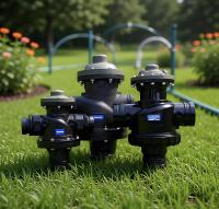 China 3 Inch Three-way Hydraulic Backwash Valve, High Flow Y-Pattern 3-Way Diaphragm Valve for Sand & Disc Filtration Systems for sale