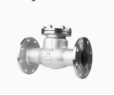 China Manual Lift Type Flanged Check Valve Multi-material One Way Non Return Check Valve for sale