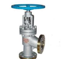 China Stainless Steel/WCB Angle Pattern Globe Valve Flanged High Pressure Corrosion Resistant Manual Globe Valve for Chemical Industry for sale