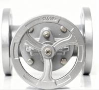 China CF8 Stainless Steel OS&Y Bellows Seal Globe Valve ANSI Class150 PN16 Flanged End Zero Leak Chemical Cut-off Valve for sale