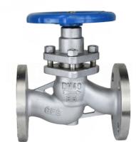 China CF8 Stainless Steel Flanged Plunger Globe Valve Straight Type Chemical Corrosion Resistant Stop Valve for sale