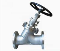 China Y-Pattern Globe Valve OS&Y Outside Screw Flanged End Stainless Steel CF8 CF3M WCB High Temp Globe Valve for Steam Pipeline for sale