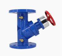 China Digital Lock Static Balancing Control Valve Flange Type Ductile Iron Static Flow Balancing Valve for HVAC Heating Water System for sale