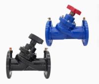 China Digital Lock Static Balancing Control Valve Flange Type Ductile Iron Static Flow Balancing Valve for HVAC Heating Water System for sale