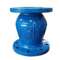 China Axial Flow Non Slam Check Valve Class150 Flanged Ductile Iron Silent Check Valve for Pump Station Outlet for sale
